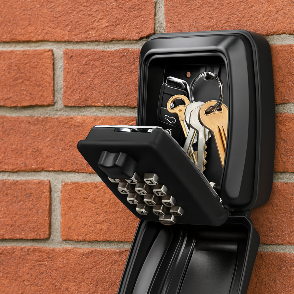 AirLock’PRO – Secure Outdoor Wall-Mounted Key Box with 12-Digit Resett – Lumio UK