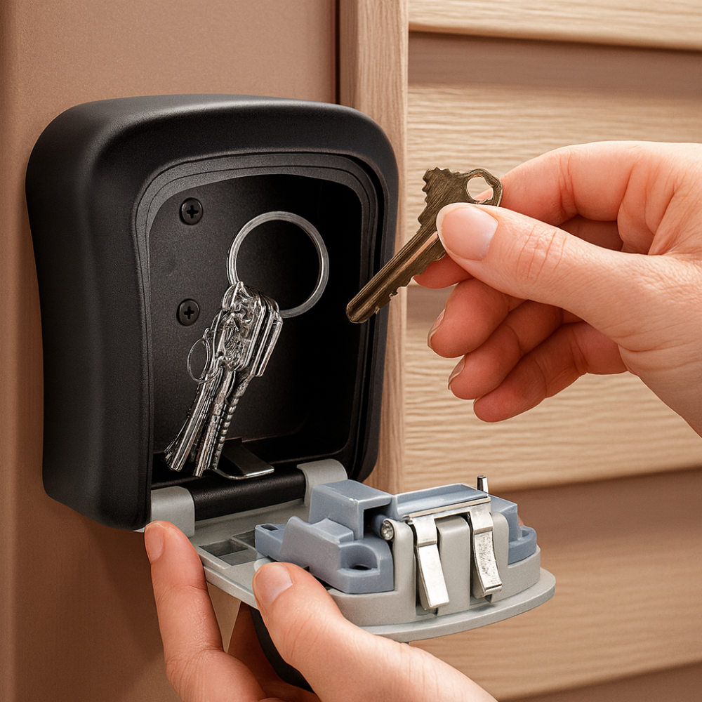 AirLock’PRO – Secure Outdoor Wall-Mounted Key Box with 4-Digit Code ...
